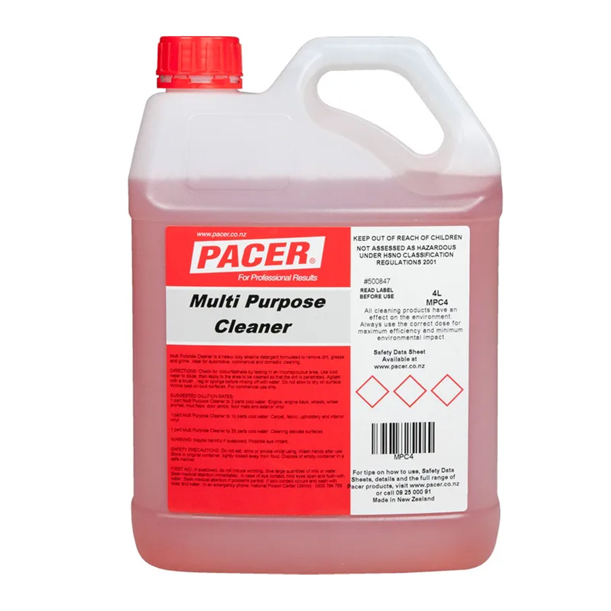 Pacer Multipurpose Cleaner - Select Your Size – NCP